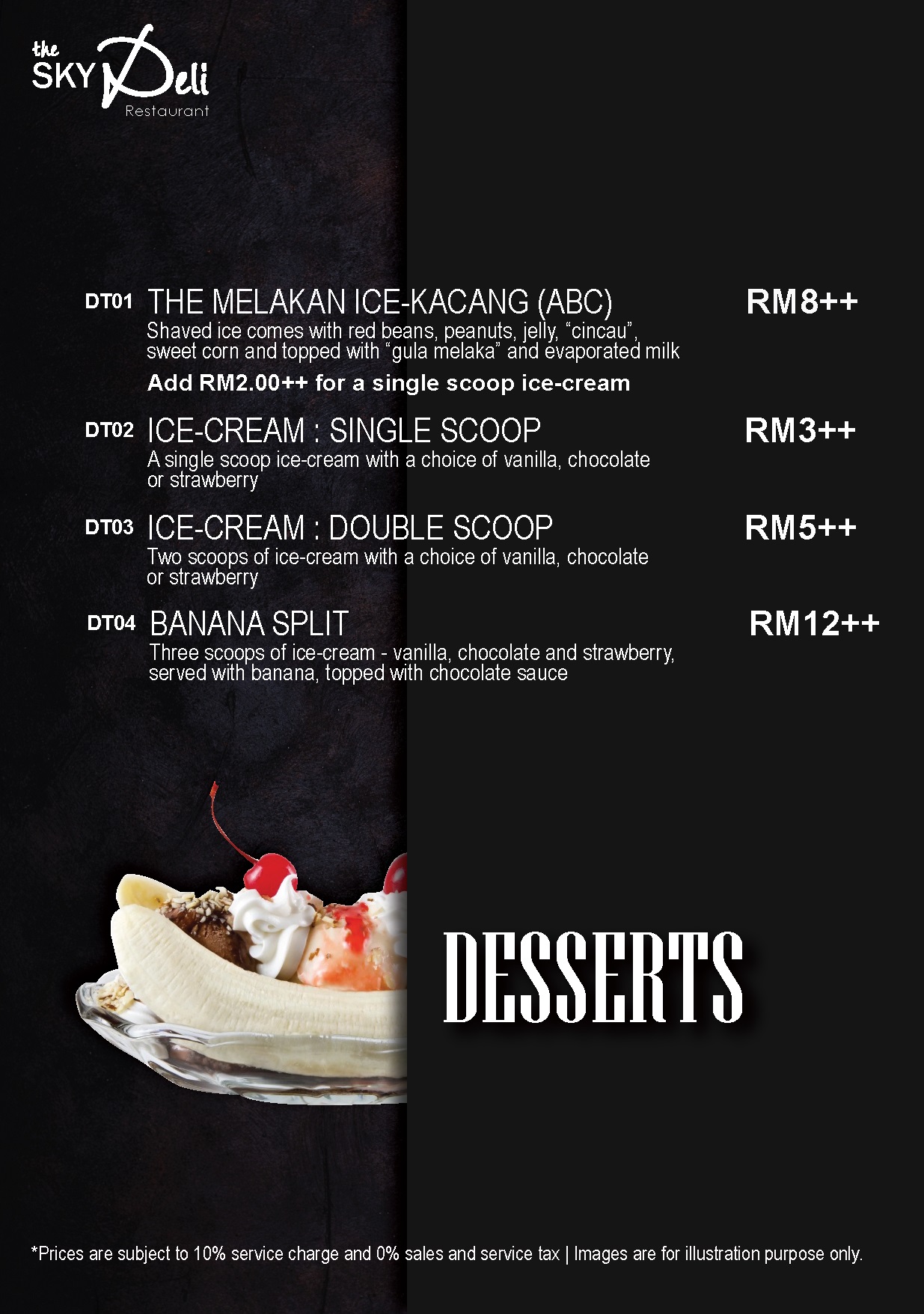 The Shore Sky Deli - Our Menu