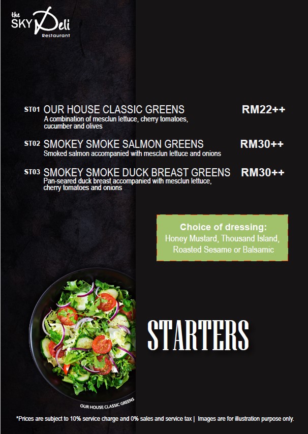 The Shore Sky Deli - Our Menu